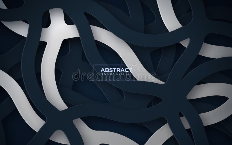 Blue Background. Dark Blue Abstract Background Geometry Shine and Layer ...