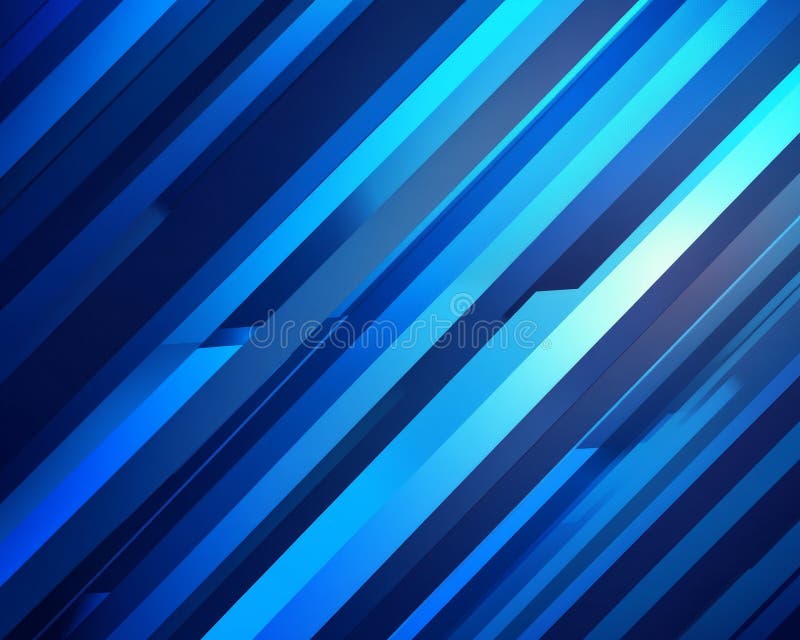 Blue Background with Diagonal Lines and Stripes in a Sleek Line Art ...