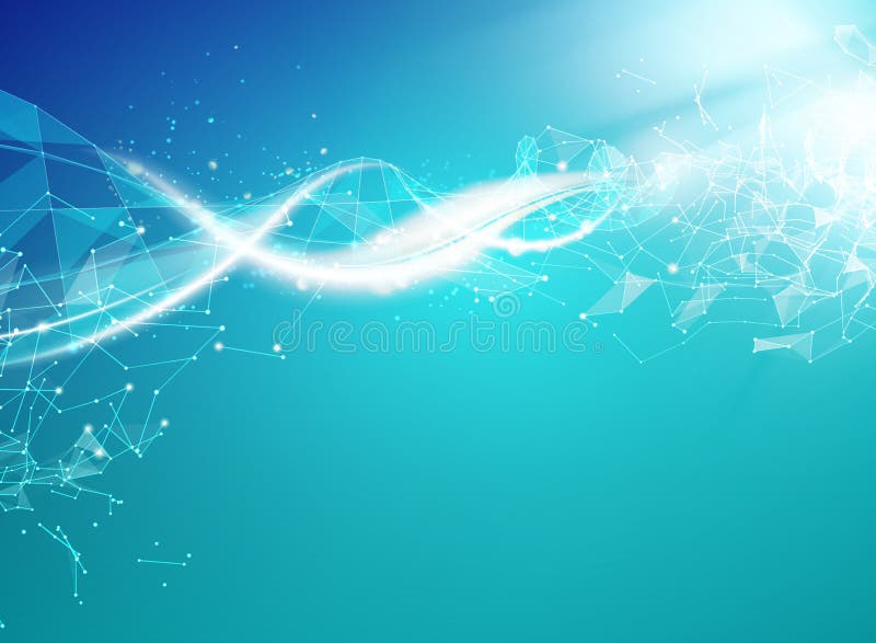 Blue background with DNA. stock image. Image of graphic - 74648791