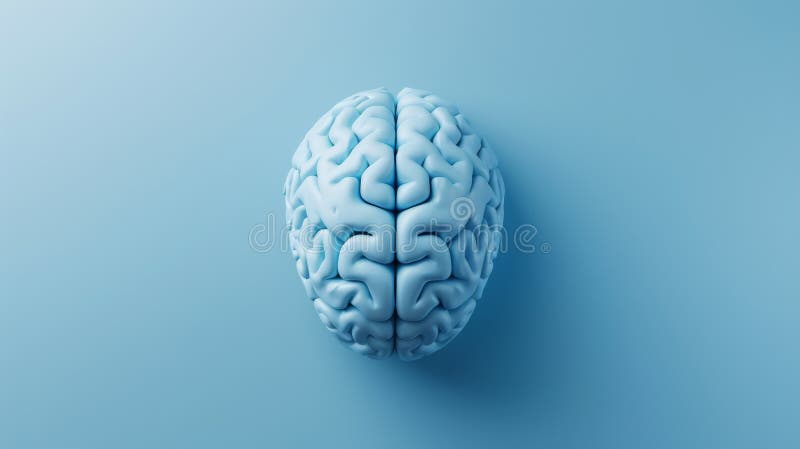 A Blue Background Features a Human Brain, Celebrating World Philosophy ...
