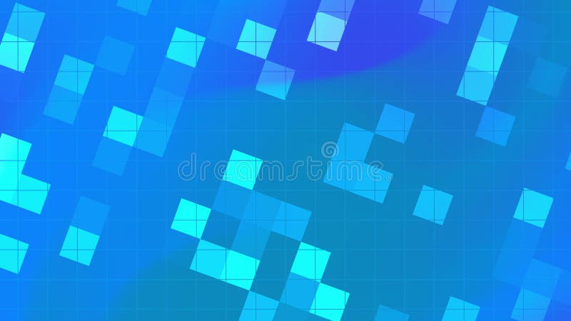 Blue Background Features Overlapping Translucent Squares Forming ...