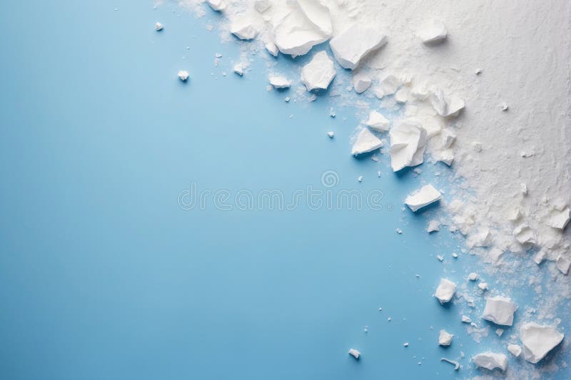 A Blue Background Filled with Abstract White Particles Providing Ample ...