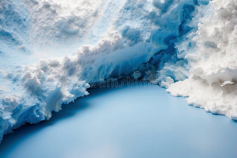 A Blue Background Filled with Abstract White Particles Providing Ample ...