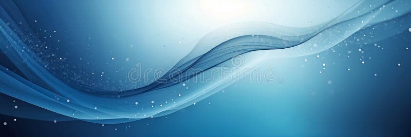 A Blue Background Filled with Abstract White Particles Providing Ample ...