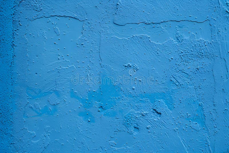 Blue Plaster Wall Texture Background Stock Illustration - Illustration ...