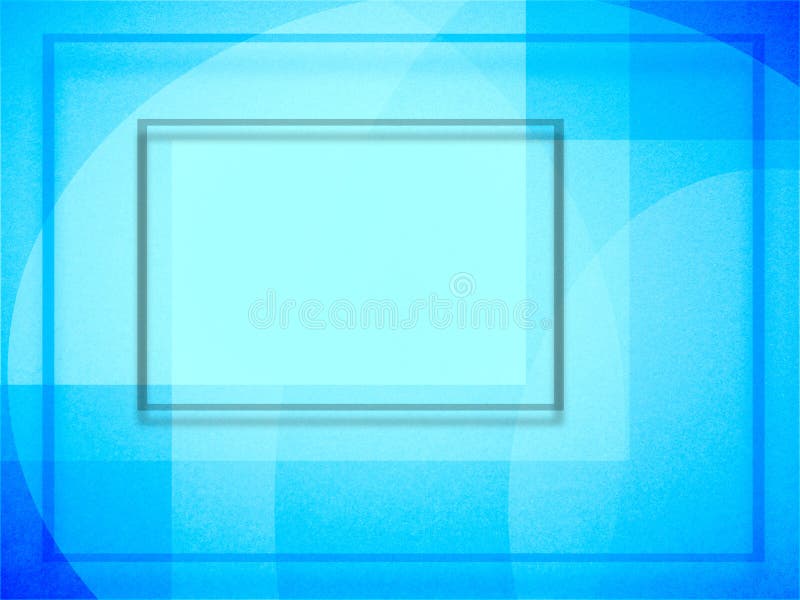 Blue Background With Frame And Color Gradient. Stock Illustration ...