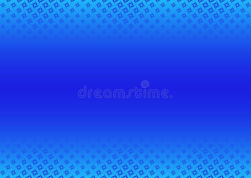 A Blue Background with a Geometric Shaped Top and Bottom Border with ...