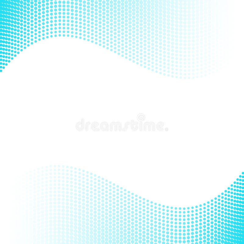 Blue Background with Halftone Effect Stock Vector - Illustration of ...