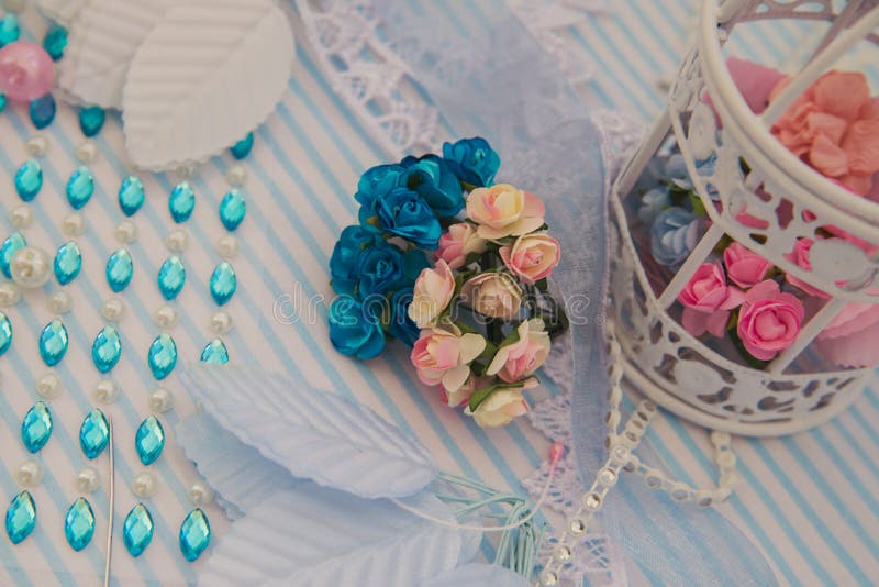 The Blue Background Handmade Stock Photo - Image of romantic, clear ...