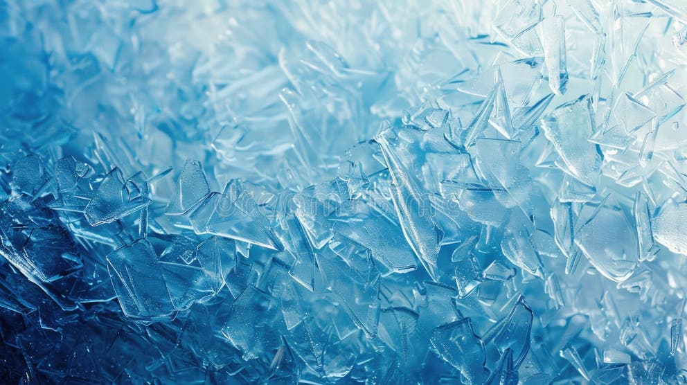 A Blue Background with Ice Shards Scattered Across it Stock Image ...