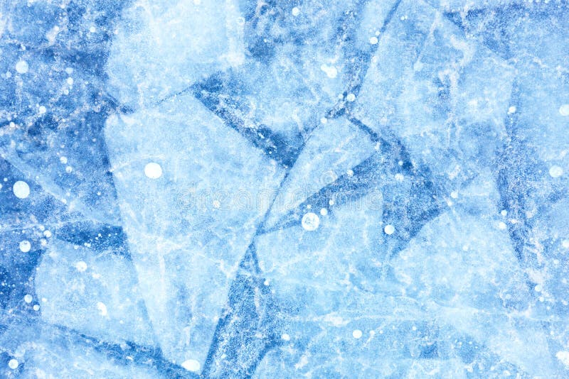 Blue Background of Ice Texture Stock Photo - Image of cyan, bubbles ...