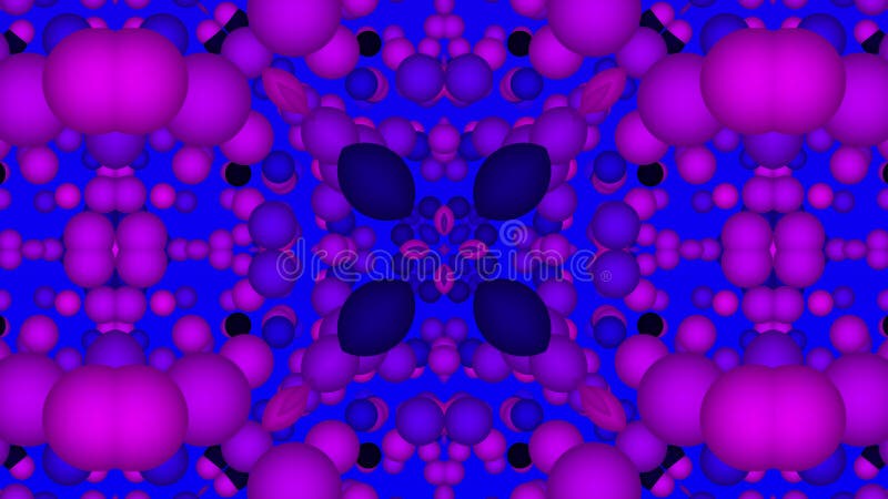 Blue Background with an Interesting Pattern of Colorful Circles ...