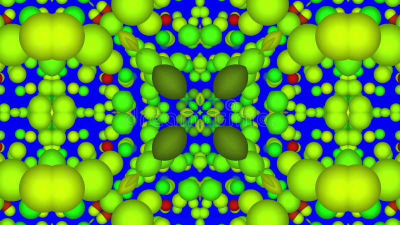 Blue Background with an Interesting Pattern of Colorful Circles ...