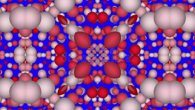 Blue Background with an Interesting Pattern of Colorful Circles ...