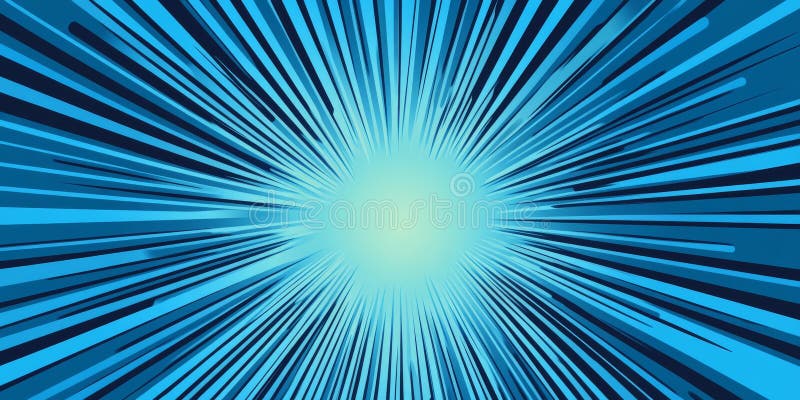 A Blue Background with Light Bursting from the Center Stock Image ...
