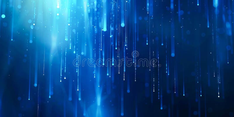A Blue Background with Light Falling Down Stock Image - Image of ...