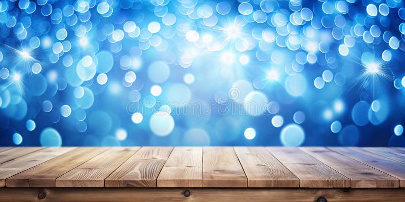 Blue Background with Light Reflections for Branding and Product ...