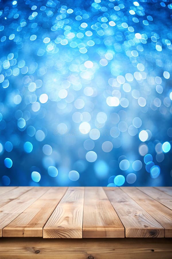 Blue Background with Light Reflections for Branding and Product ...