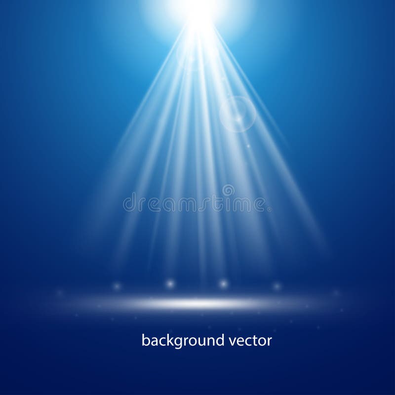 Blue background lighting. stock vector. Illustration of lighting - 89763479