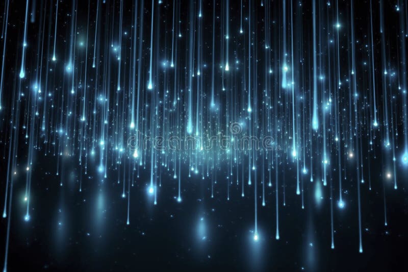 Blue Background with Lights, Created with Generative AI Stock ...