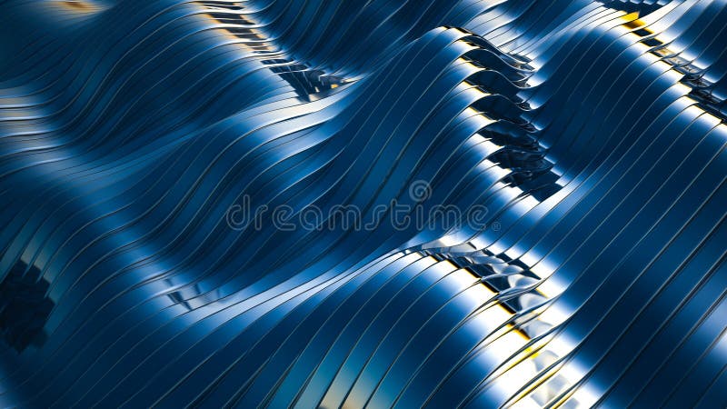 Blue Background with Lines. 3d Illustration, 3d Rendering Stock ...