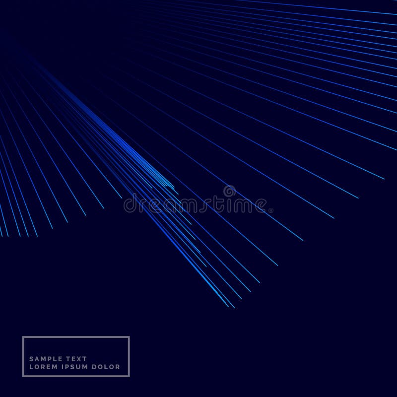 Blue Background with Lines Rays Stock Vector - Illustration of blue ...