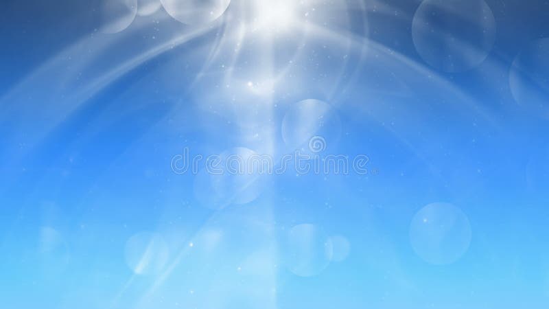 Blue Background Loop and Glowing Elements Stock Video - Video of loop ...