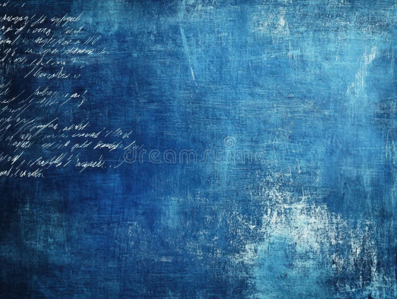 A Blue Background with a Lot of Writing on it Stock Illustration ...