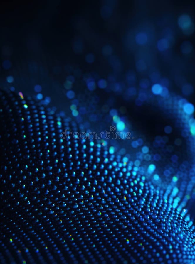 Blue Background with Lots Spots and Particles. Stock Illustration ...