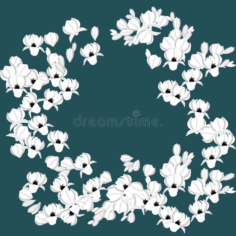 White Magnolia Flowers Stock Illustrations – 18,849 White Magnolia ...