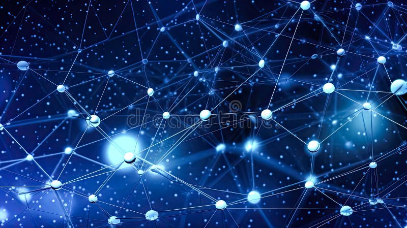 A Blue Background with Many Small Dots that Look Like Stars Stock Photo ...