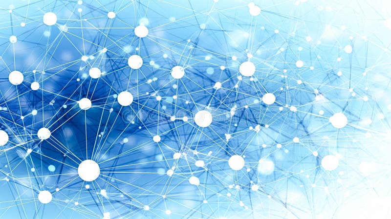 A Blue Background with Many White Dots Stock Photo - Image of shape ...