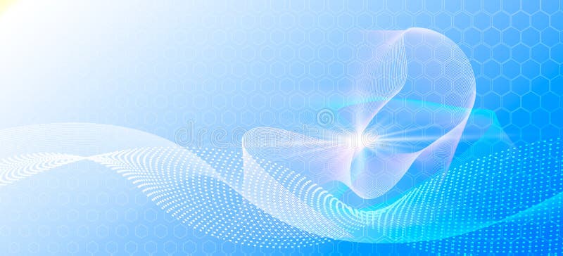 Blue Background with Mesh Shape. Honeycomb Texture Stock Illustration ...