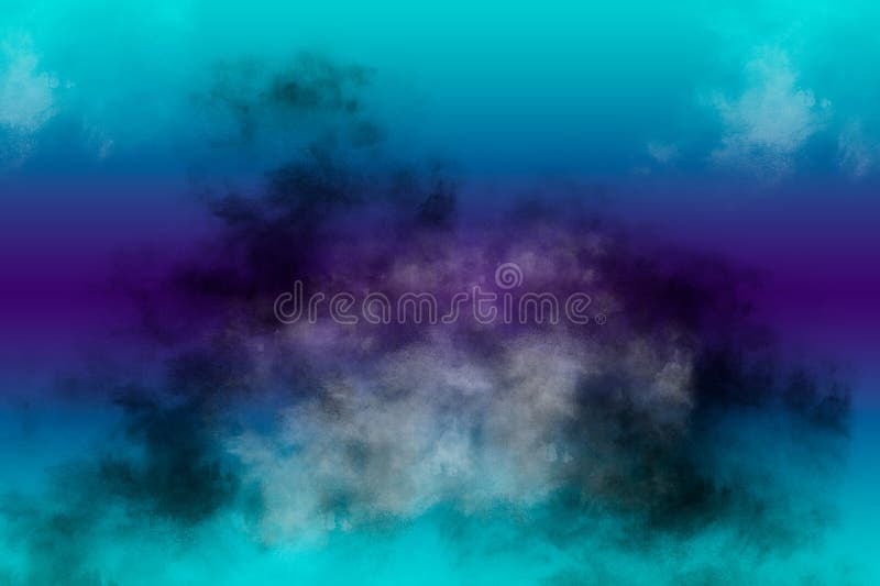 Blue Background and Realistic Black Teeth Stock Illustration ...