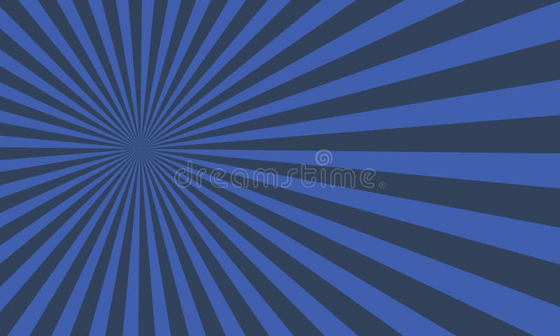 Blue Background with Retro Rays. Color Abstract Ray Star Burst ...