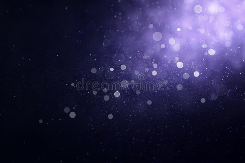 Bokeh Overlay with Glowing Particles. Blue Bokeh Background Stock ...