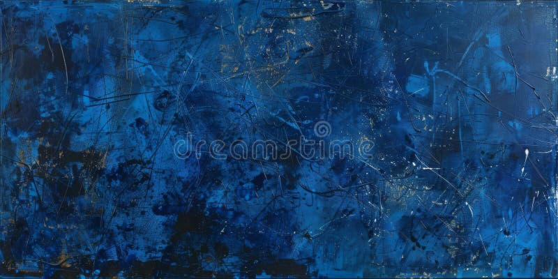 Blue Background with Scratches and Marks, in Navy and Blue Colors ...