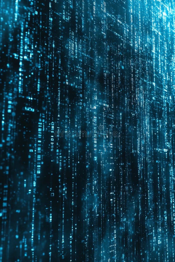 A Blue Background with a Series of Blue Lines that are All Different ...