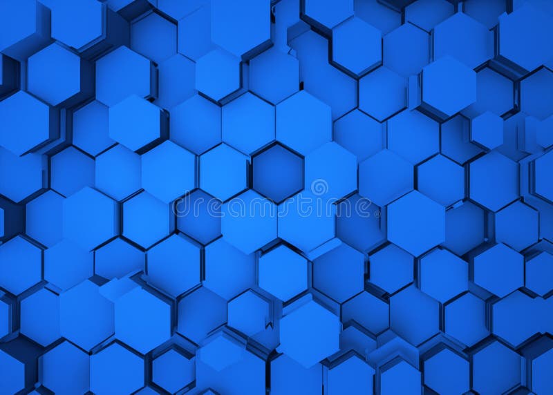 Hexa diagonal background stock illustration. Illustration of azure ...