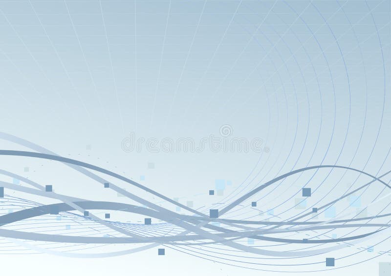 Blue Background Speed Swoosh Waves Concept Stock Vector - Illustration ...