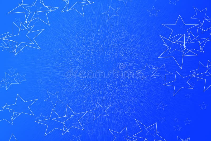 Blue background with stars stock illustration. Illustration of light ...