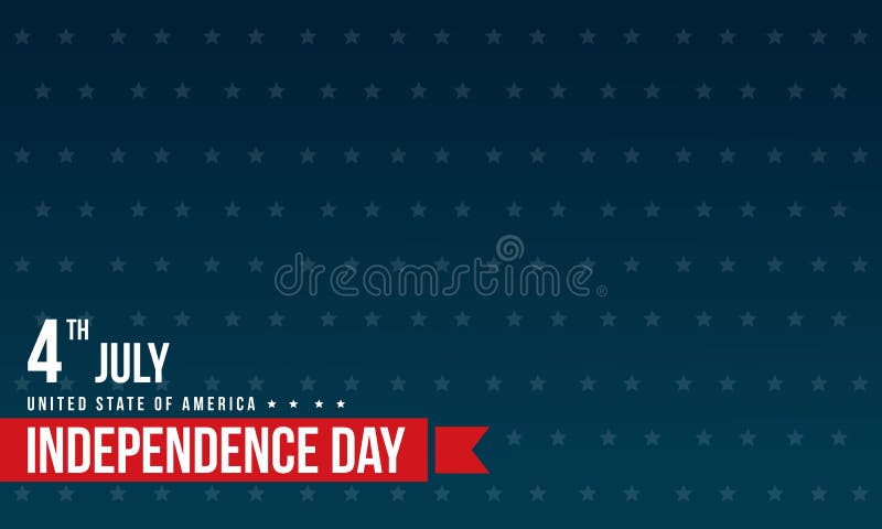 Blue Background Style Independence Day Stock Vector - Illustration of ...