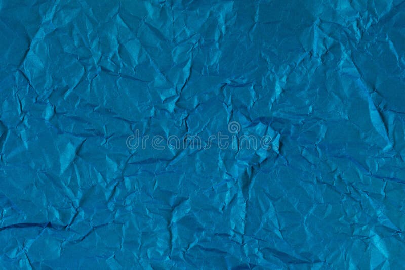 Blue Background. Texture of Crumpled Blue Paper Stock Image - Image of ...