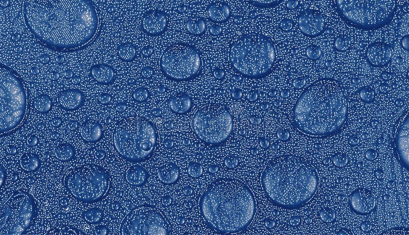 Blue Background with Texture. the Texture Formed by Bubbles and Water ...