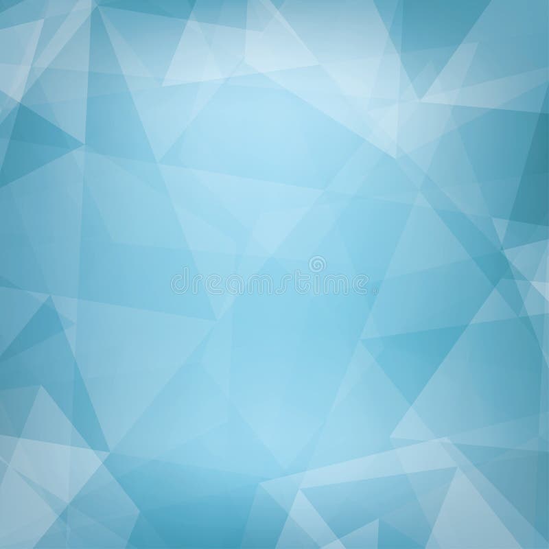 Blue Background Textured by Triangles. Geometrical Pattern Stock Vector ...