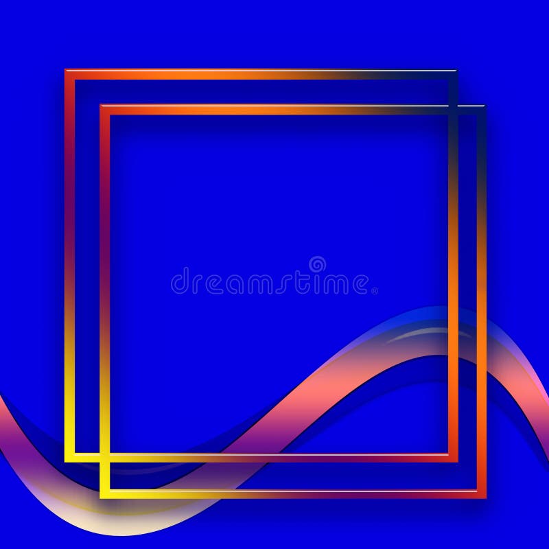 Blue Background, Three-dimensional Framework of Gradients Stock ...