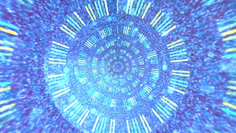 On a Blue Background Vortex Tunnel Lines of Light Abstract Background ...