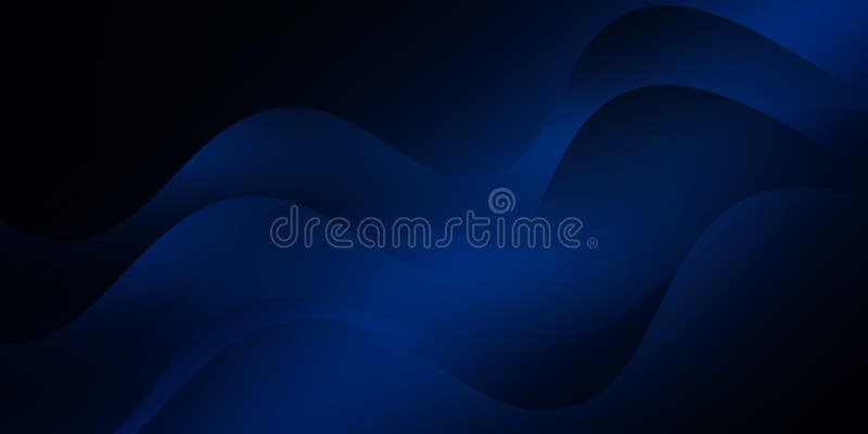 Blue Background Wave Illustration Lighting Effect Graphic for Text and ...