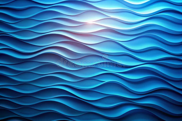 Blue Background with Waves, Abstract Background with Shadows Stock ...