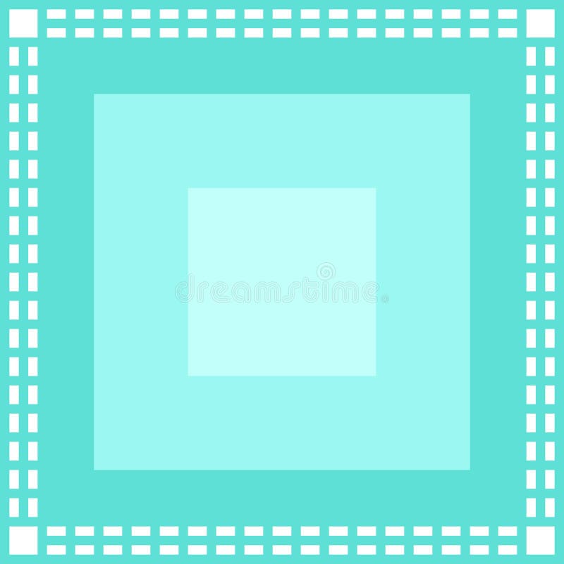 Blue Background with White Dashed Lines Border Stock Illustration ...